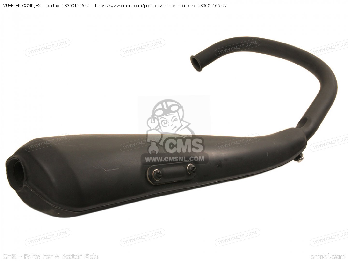 18300116677: MUFFLER COMP.,EX. Honda - buy the 18300-116-677 at CMSNL