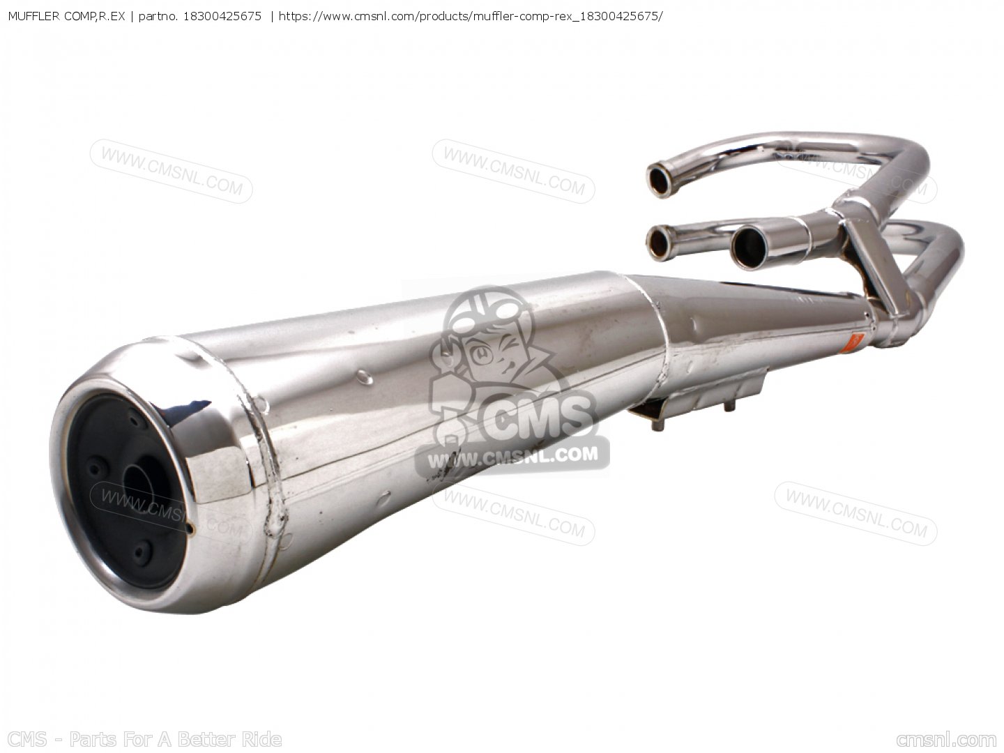 18300425675: Muffler Comp,r.ex Honda - buy the 18300-425-675 at CMSNL