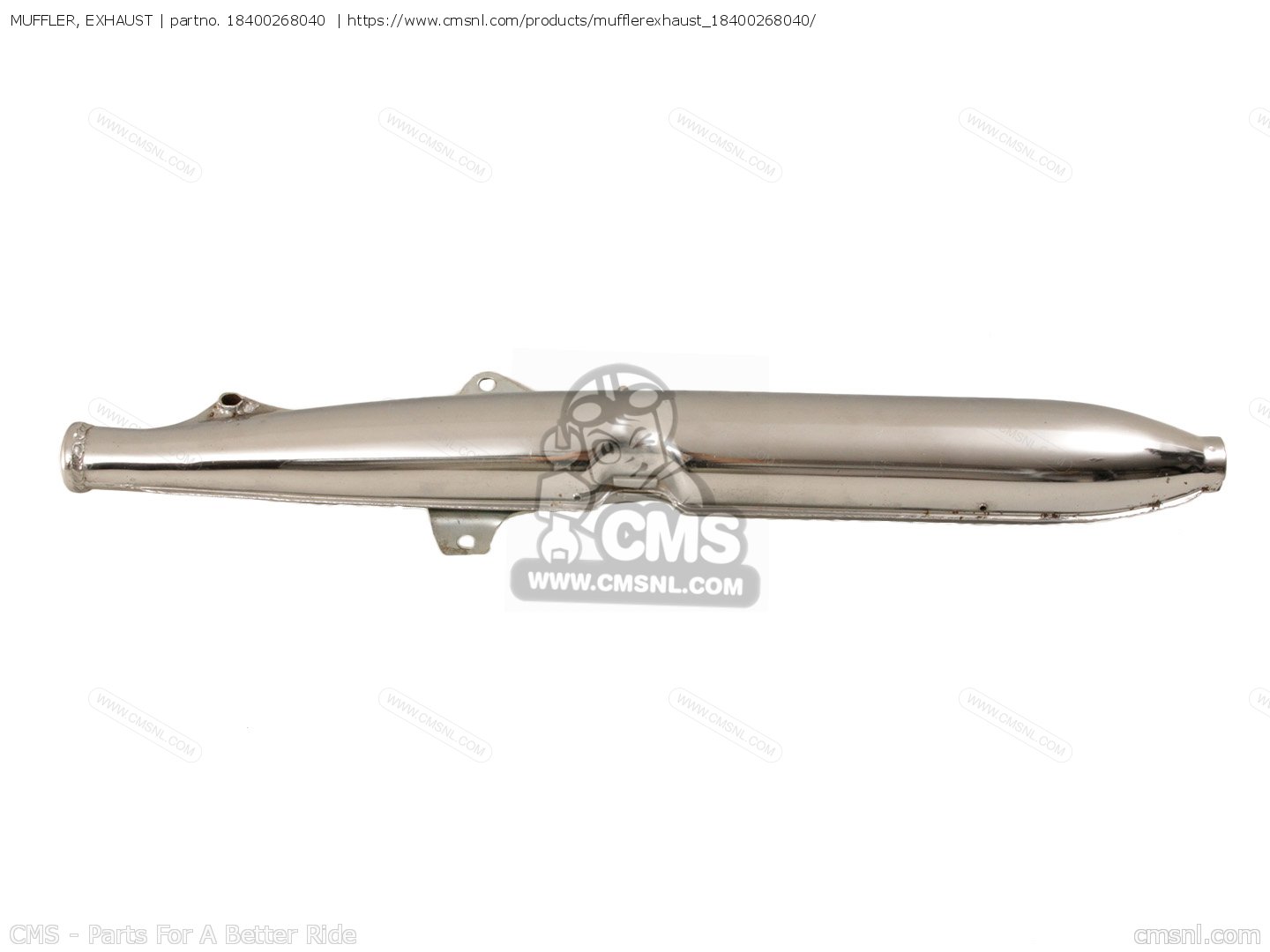 18400268040: Muffler, Exhaust Honda - buy the 18400-268-040 at CMSNL