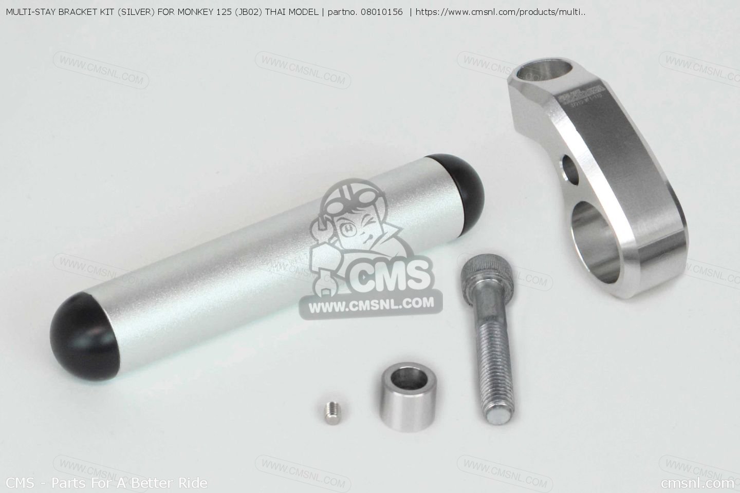 08010156: Multi-stay Bracket Kit (silver) For Monkey 125 (jb02) Thai ...