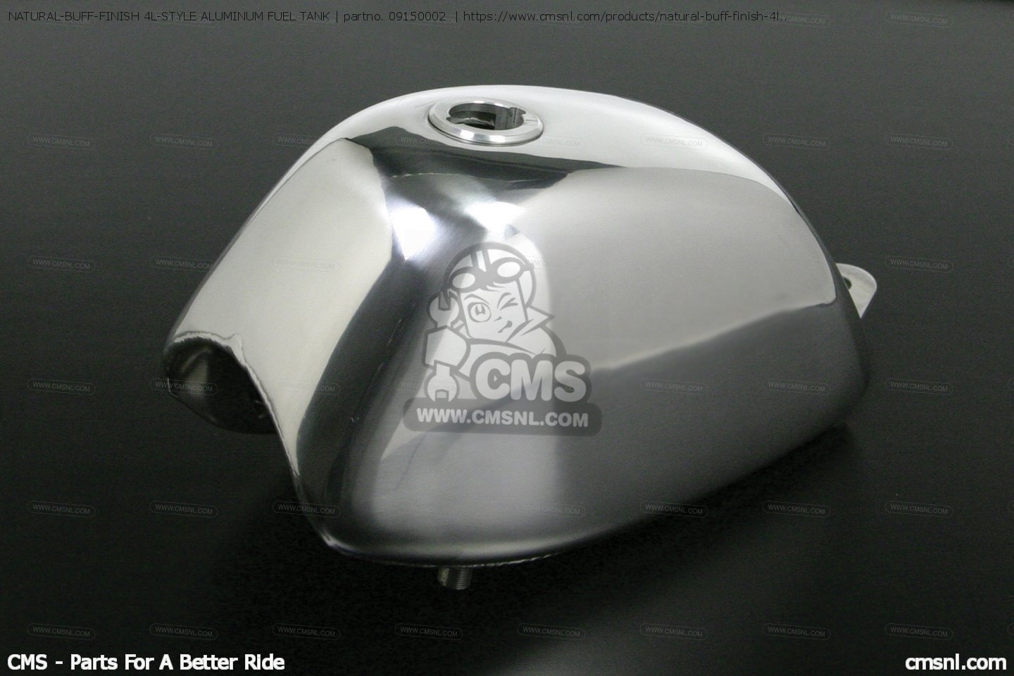 09150002: Natural-buff-finish 4l-style Aluminum Fuel Tank Takegawa ...