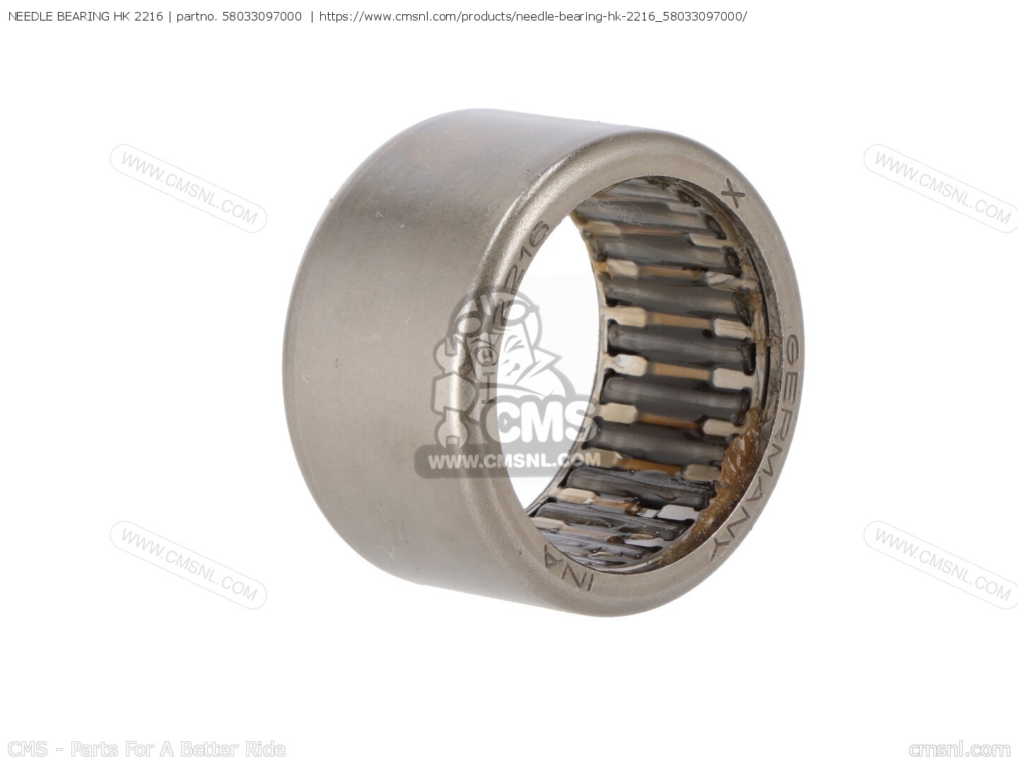 58033097000: NEEDLE BEARING HK 2216 KTM - buy the 58033097000 at CMSNL