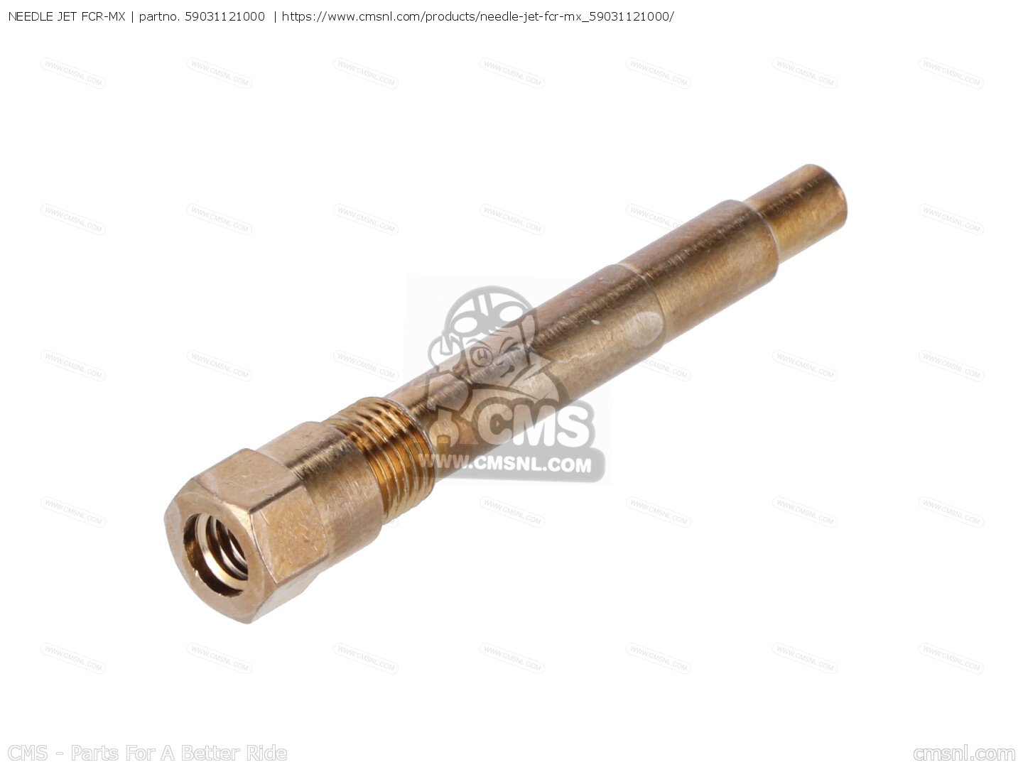 59031121000: NEEDLE JET FCR-MX KTM - buy the 59031121000 at CMSNL