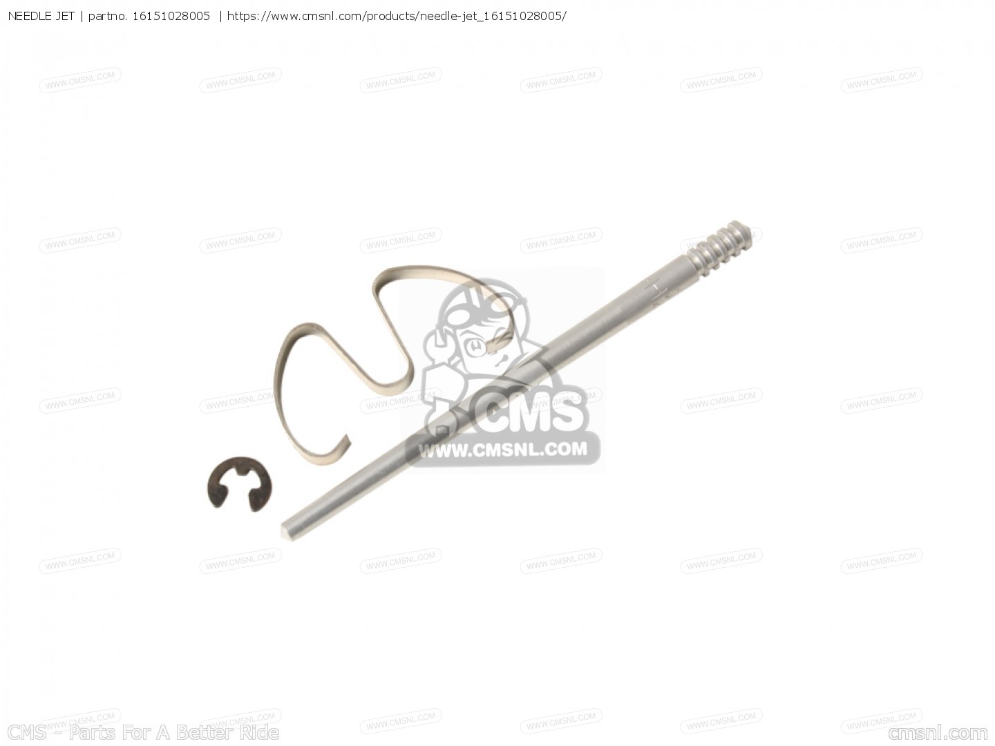 16151028005: NEEDLE JET Honda - buy the 16151-028-005 at CMSNL