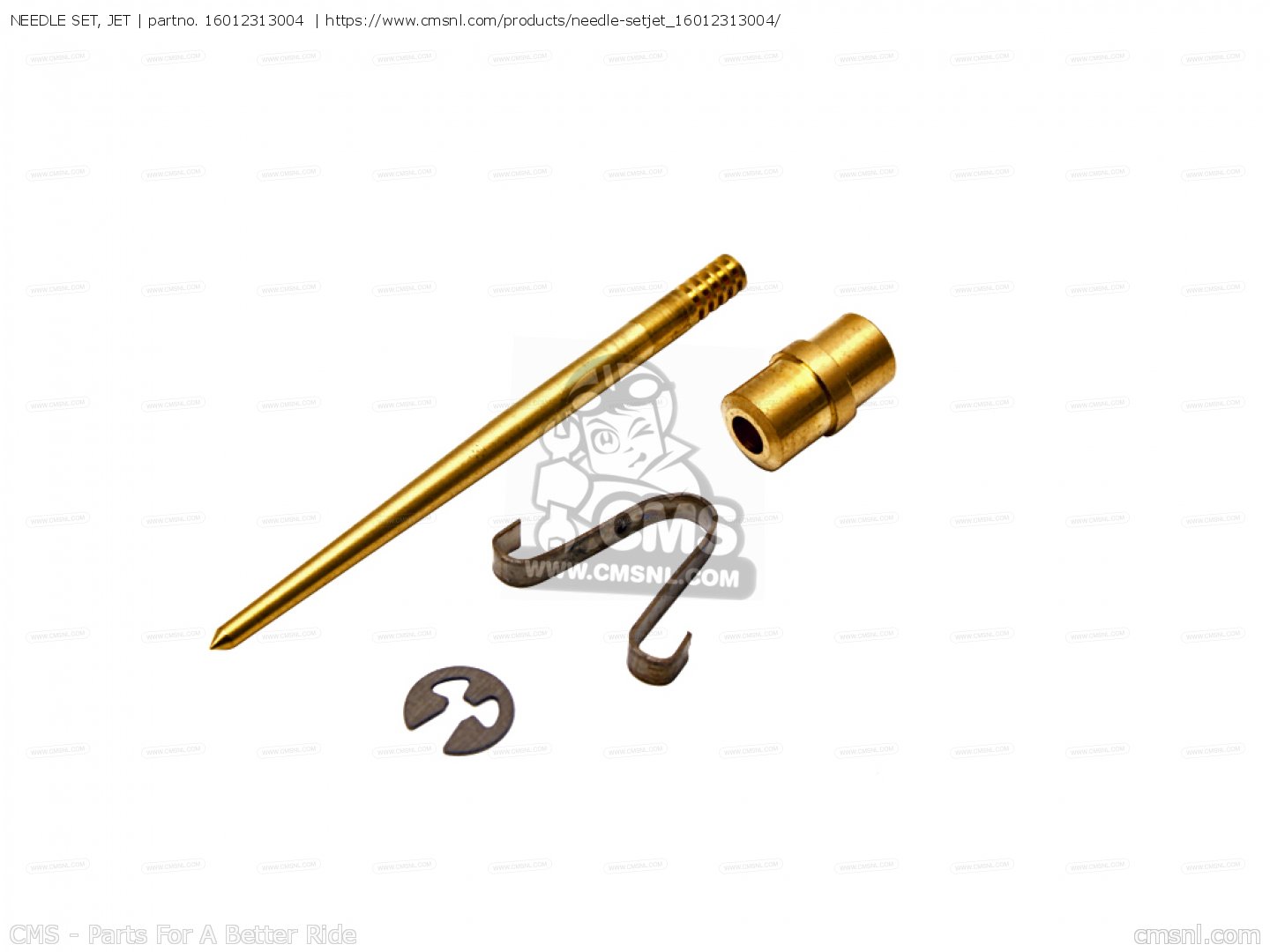 16012313004: NEEDLE SET, JET Honda - buy the 16012-313-004 at CMSNL