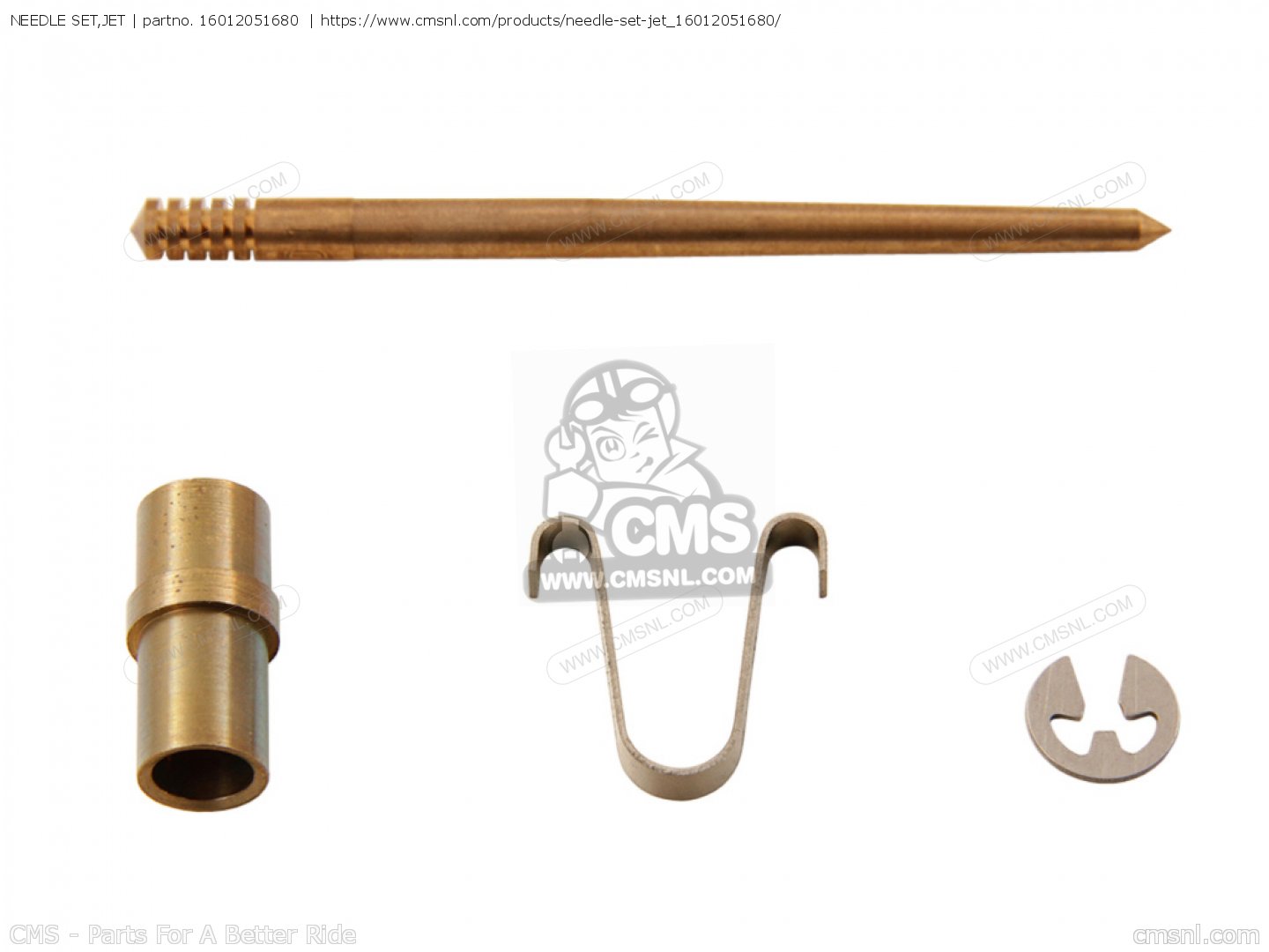 16012051680: NEEDLE SET,JET Honda - buy the 16012-051-680 at CMSNL