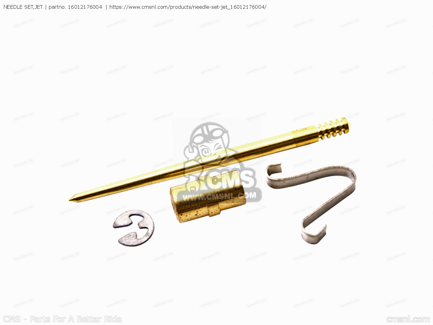 16012176004: NEEDLE SET,JET Honda - buy the 16012-176-004 at CMSNL