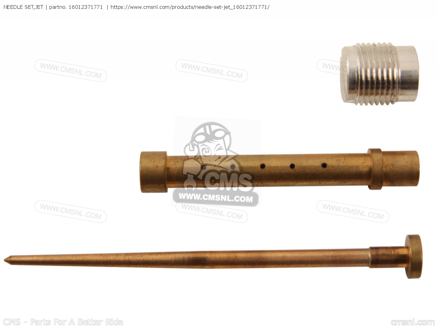 NEEDLE SET,JET for GL1000 GOLDWING LTD 1976 USA - order at CMSNL