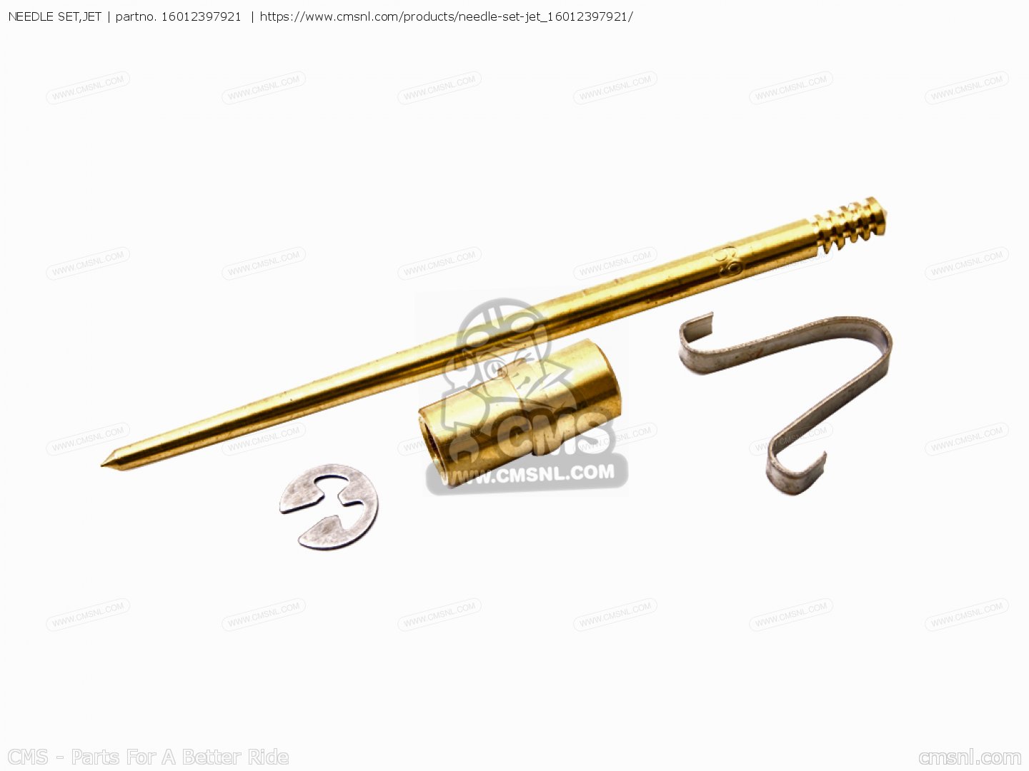 16012397921: NEEDLE SET,JET Honda - buy the 16012-397-921 at CMSNL
