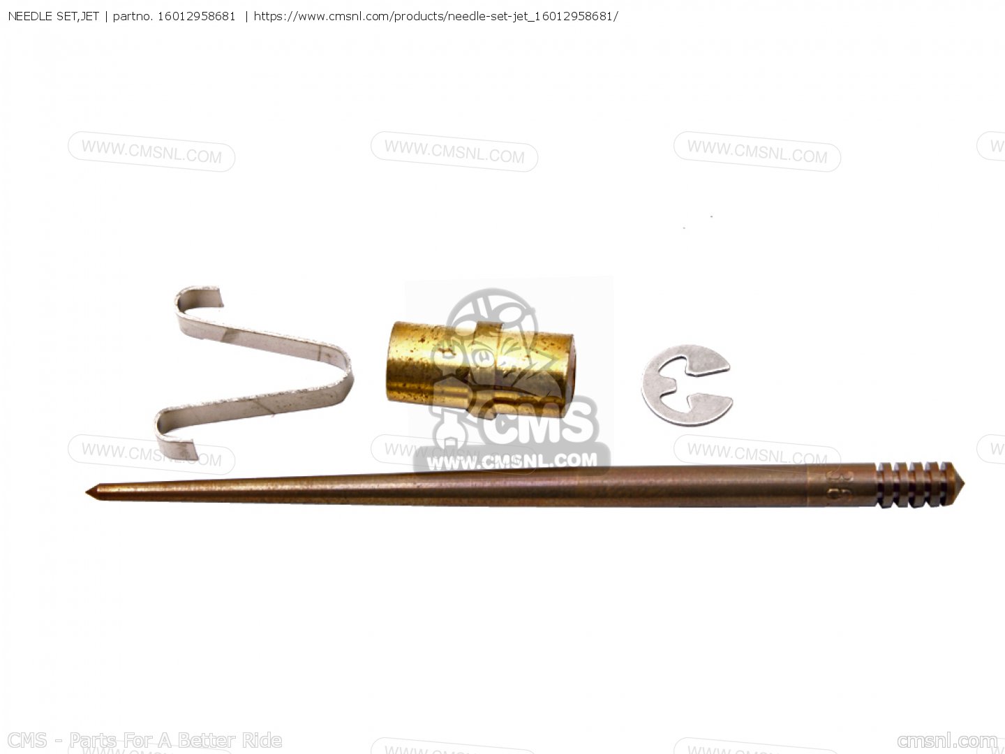 NEEDLE SET,JET for Honda - order at CMSNL