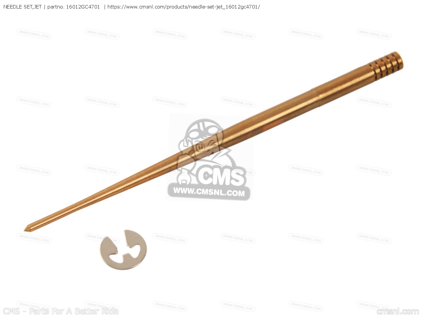 16012GC4701: NEEDLE SET,JET Honda - buy the 16012-GC4-701 at CMSNL