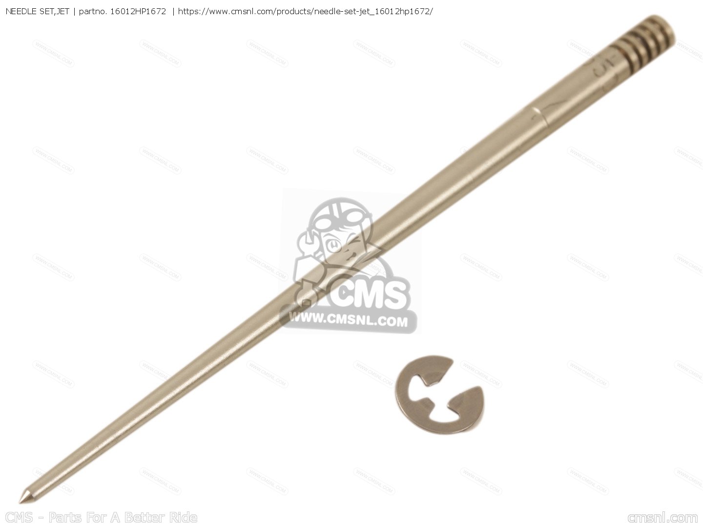 16012HP1672: NEEDLE SET,JET Honda - buy the 16012-HP1-672 at CMSNL