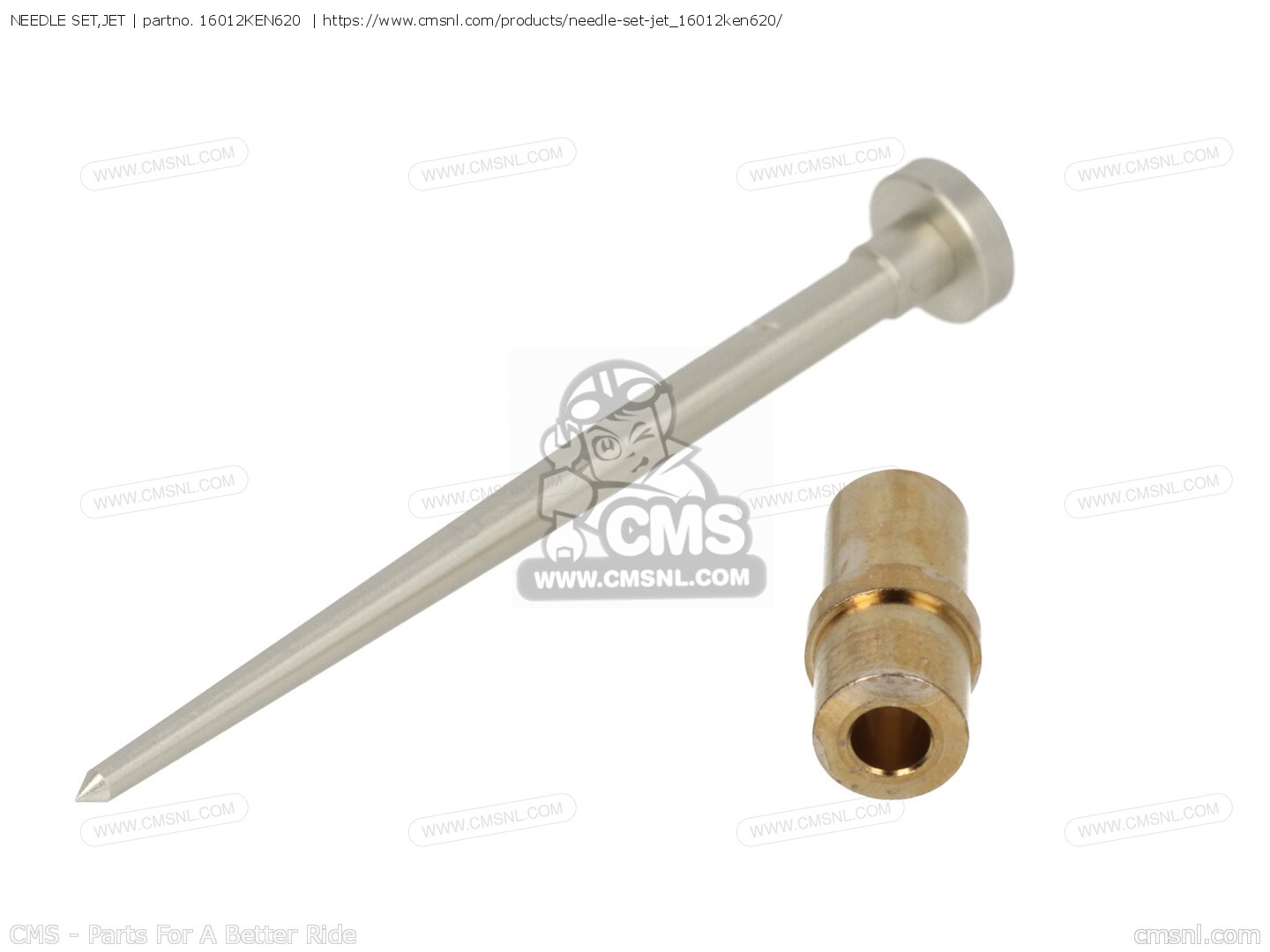 16012KEN620: Needle Set,jet Honda - buy the 16012-KEN-620 at CMSNL