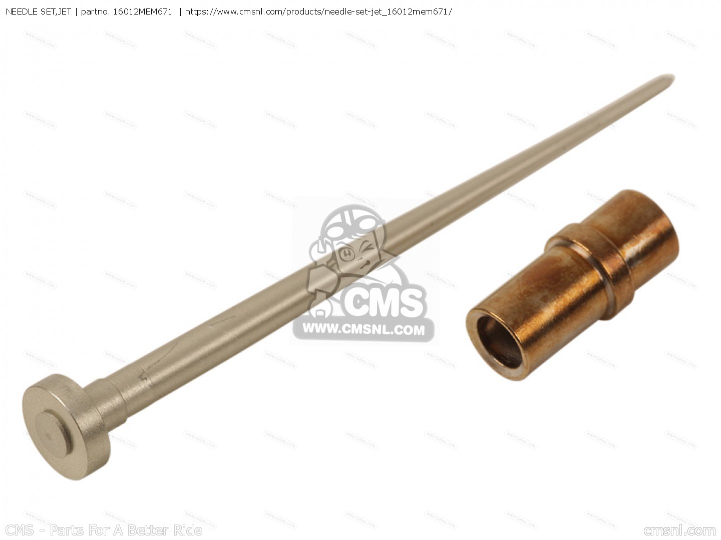 16012MEM671: NEEDLE SET,JET Honda - buy the 16012-MEM-671 at CMSNL