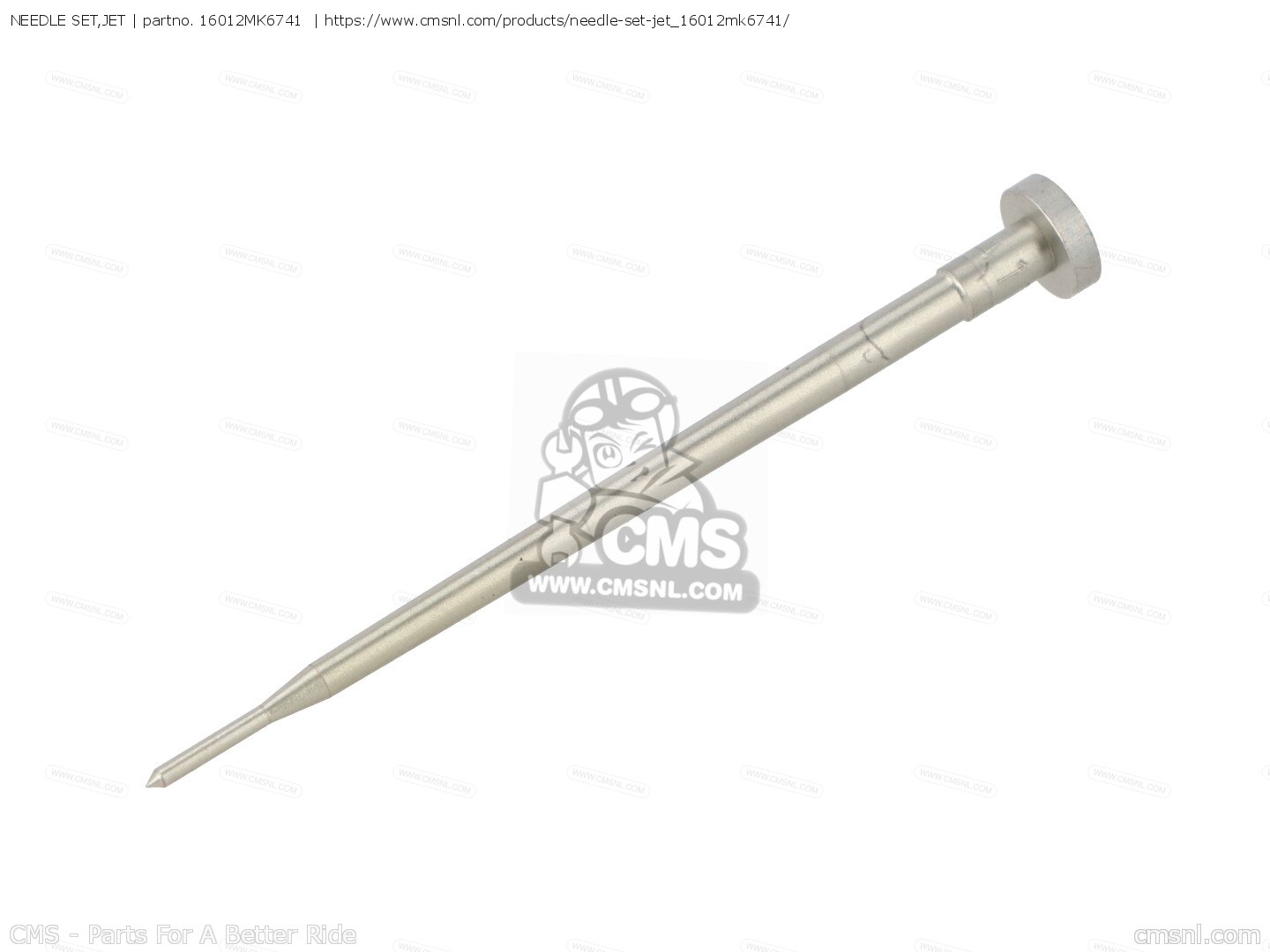 16012MK6741: NEEDLE SET,JET Honda - buy the 16012-MK6-741 at CMSNL