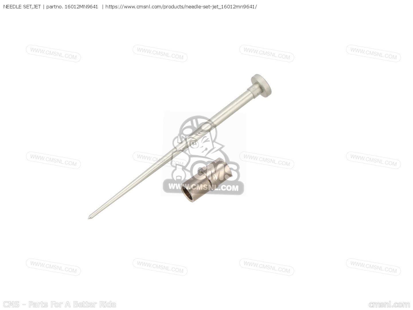 16012MN9641: NEEDLE SET,JET Honda - buy the 16012-MN9-641 at CMSNL