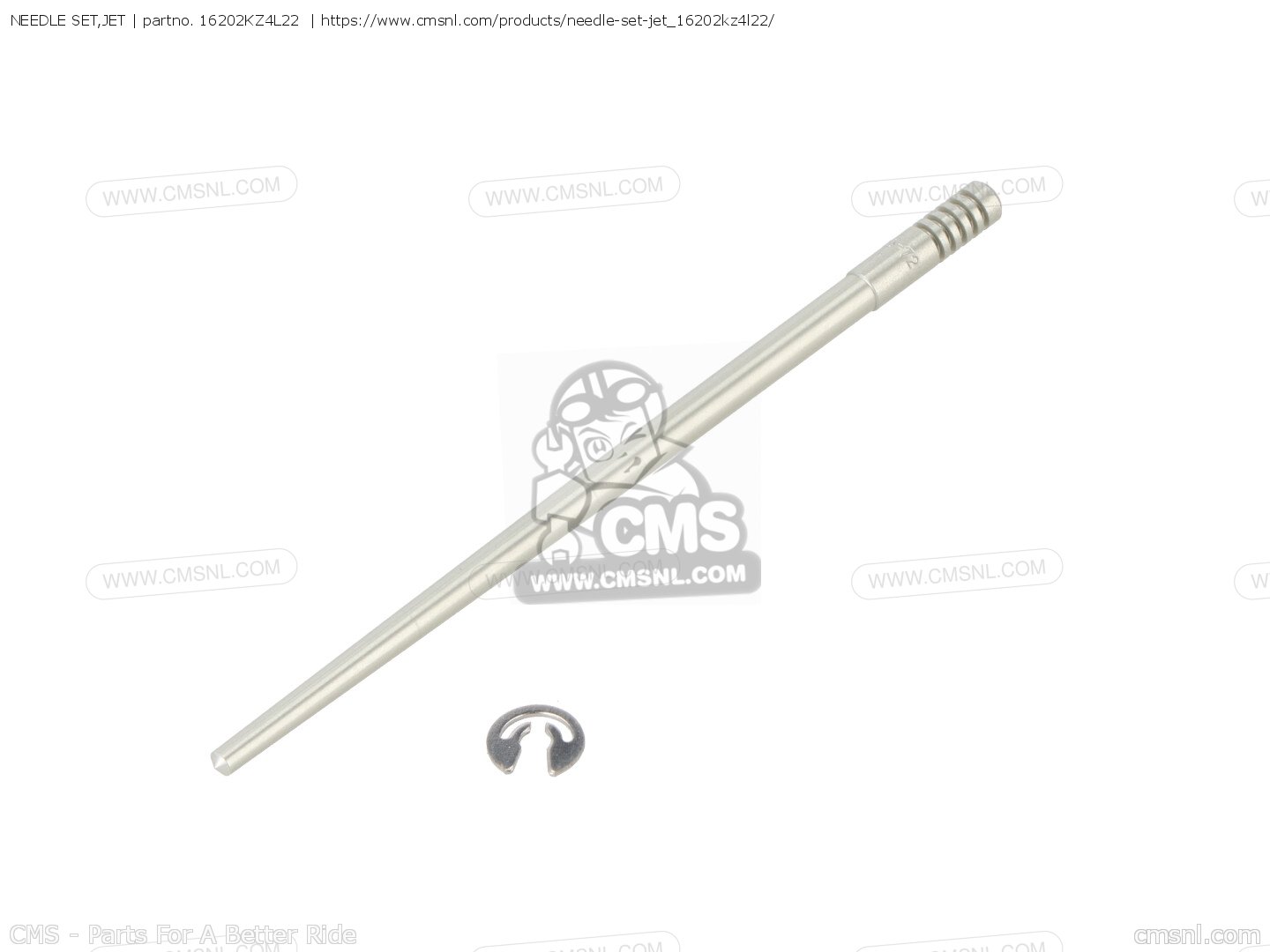 16202KZ4L22: Needle Set,jet Honda - buy the 16202-KZ4-L22 at CMSNL