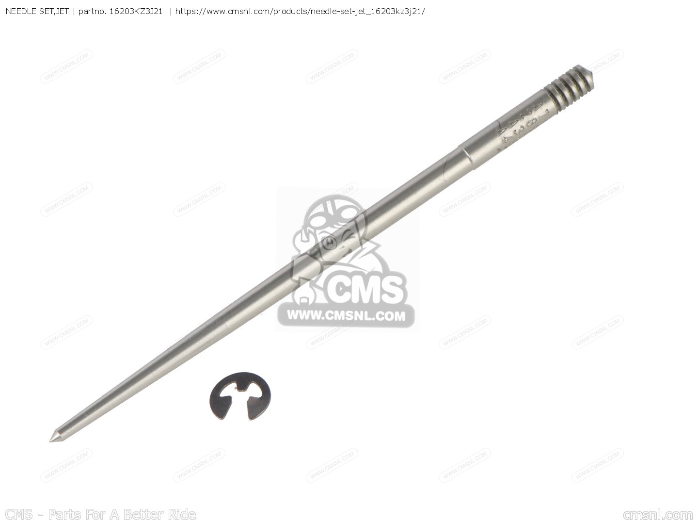 16203KZ3J21: NEEDLE SET,JET Honda - buy the 16203-KZ3-J21 at CMSNL