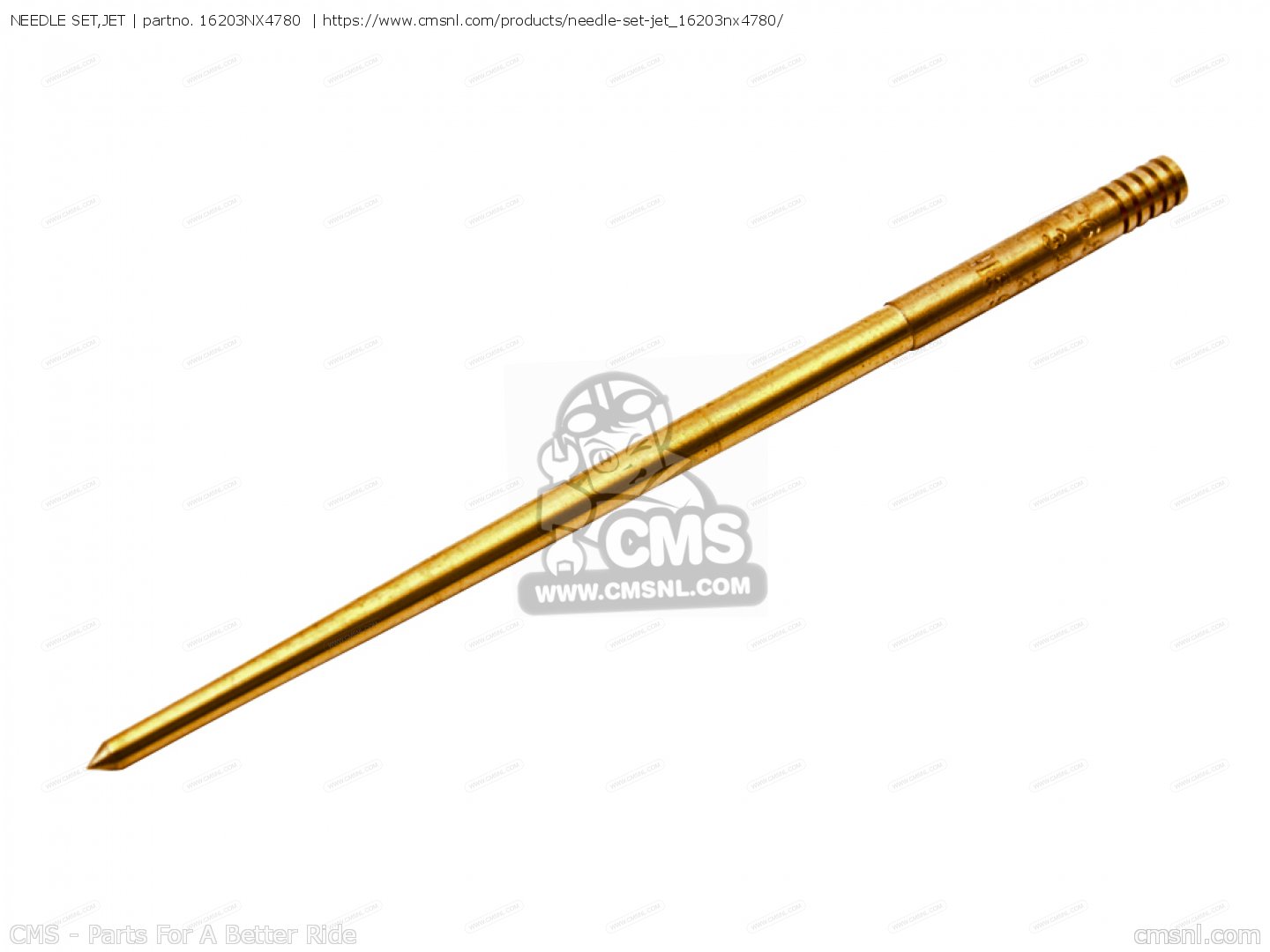 16203NX4780: NEEDLE SET,JET Honda - buy the 16203-NX4-780 at CMSNL