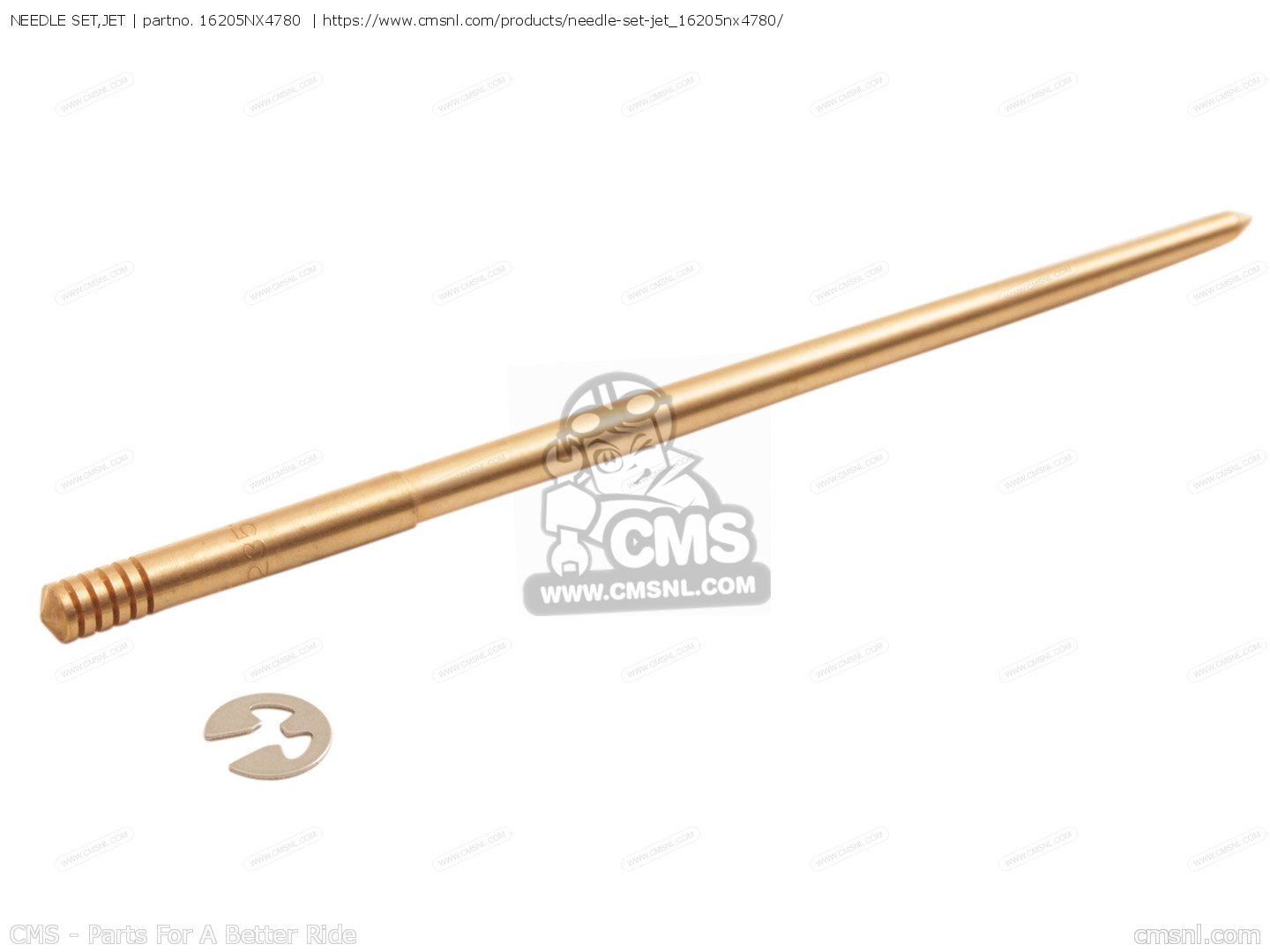 NEEDLE SET,JET for RS125R 2004 JAPAN - order at CMSNL