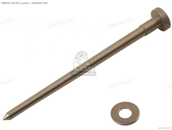 16012MZ1000: NEEDLE SET,JET Honda - buy the 16012-MZ1-000 at CMSNL