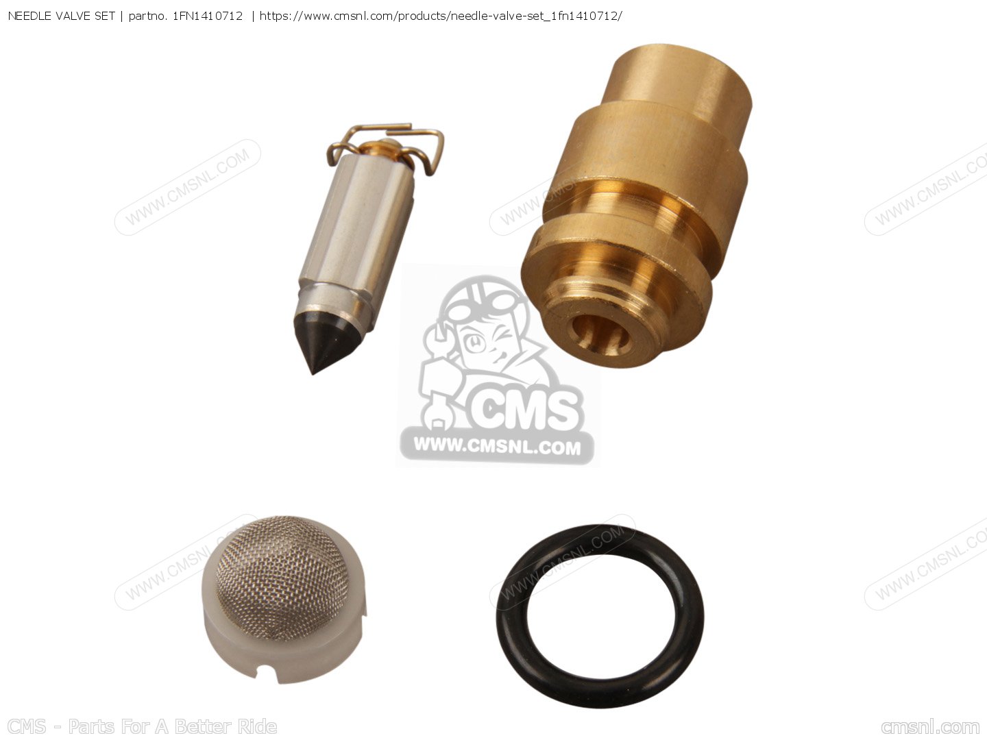 1FN1410712: NEEDLE VALVE SET Yamaha - buy the 1FN-14107-12-00 at CMSNL