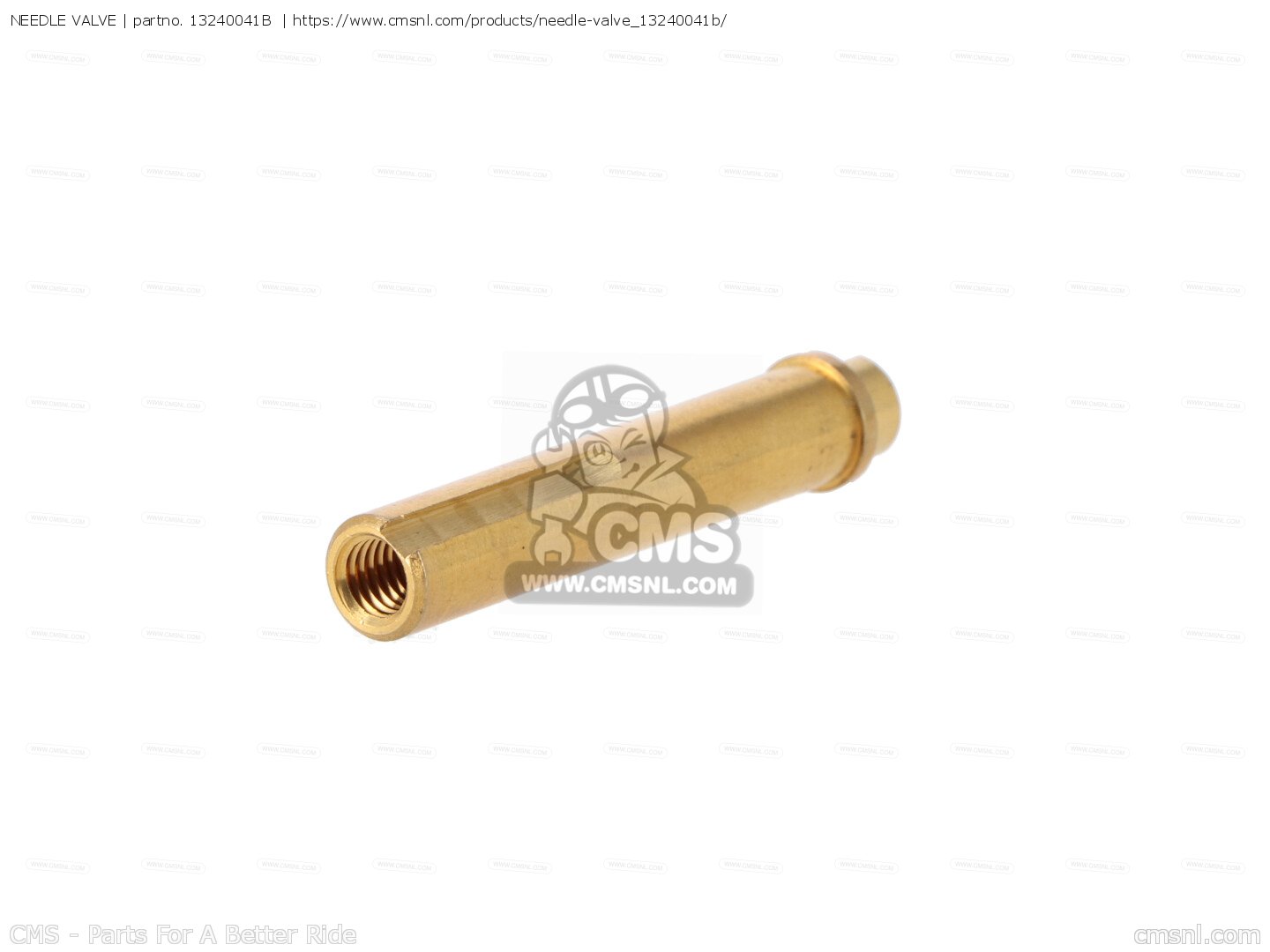 13240041B: Needle Valve Ducati - buy the 13240041B at CMSNL