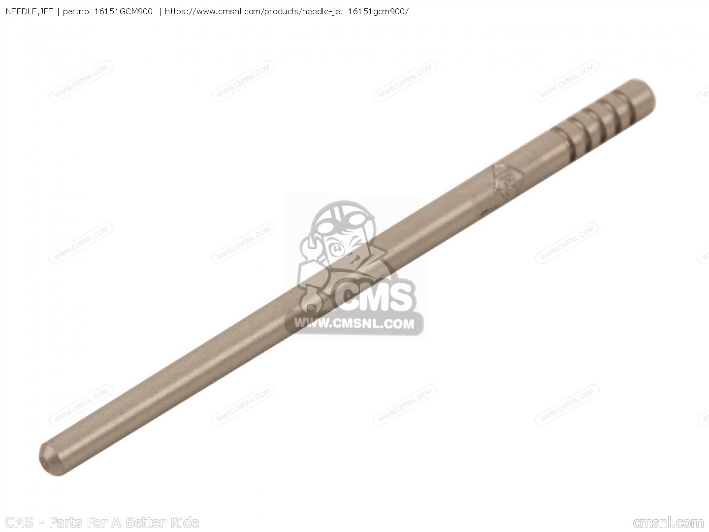 16151GCM900: Needle,jet Honda - buy the 16151-GCM-900 at CMSNL