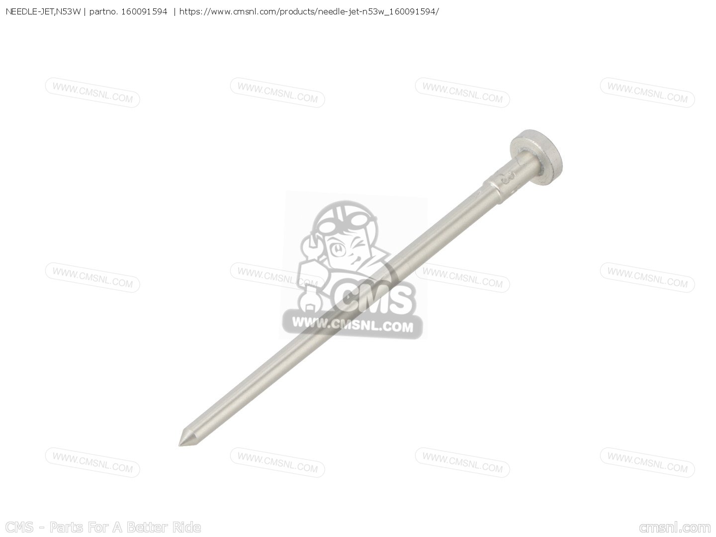 160091594: NEEDLE-JET,N53W Kawasaki - buy the 16009-1594 at CMSNL