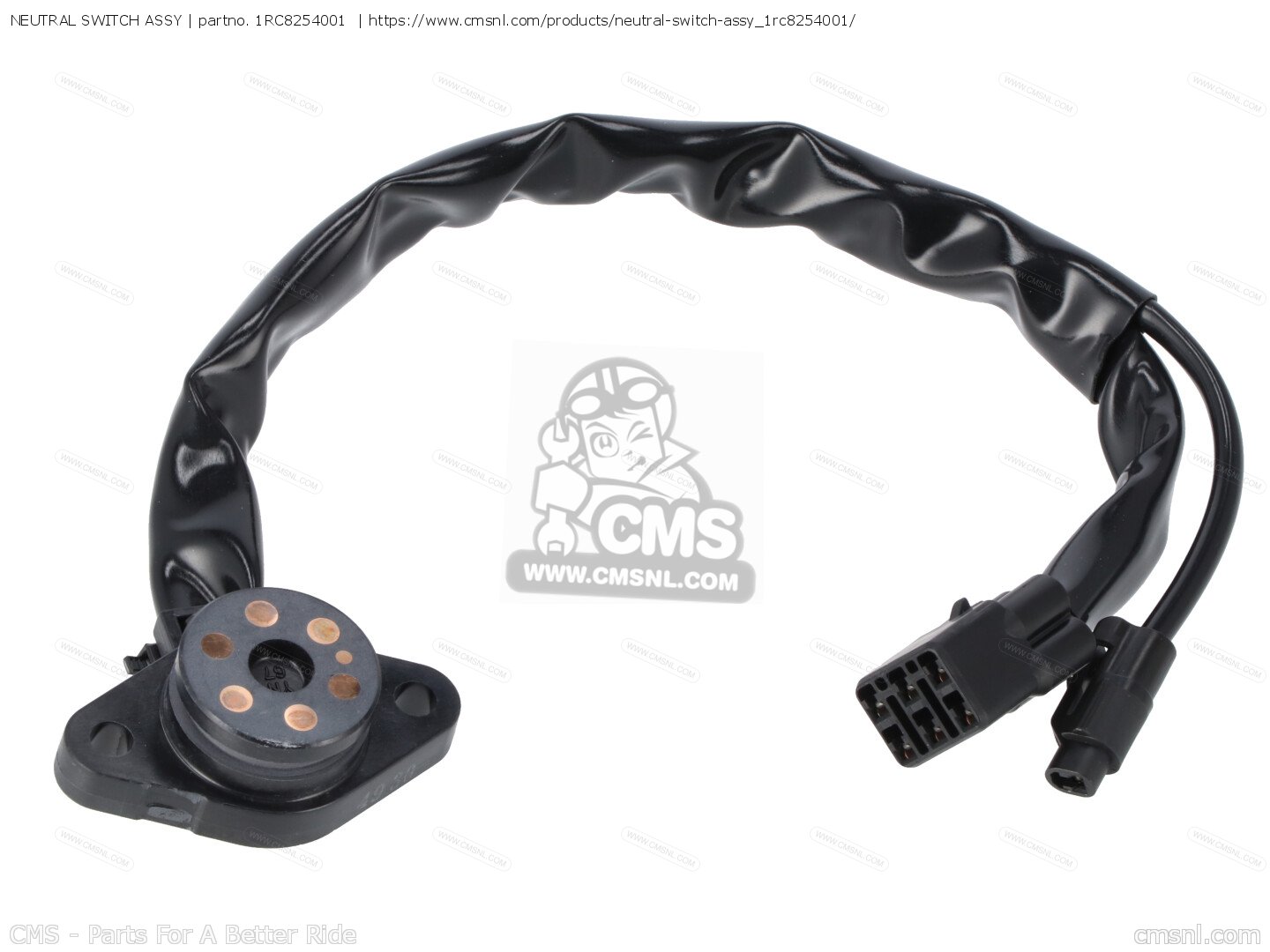 1RC8254001: NEUTRAL SWITCH ASSY Yamaha - buy the 1RC-82540-01-00 at CMSNL