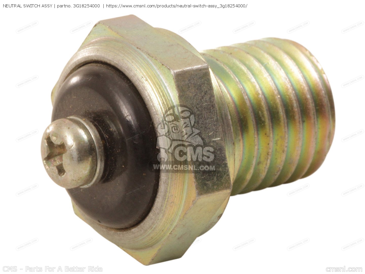 3G18254000: NEUTRAL SWITCH ASSY Yamaha - buy the 3G1-82540-00-00 at CMSNL