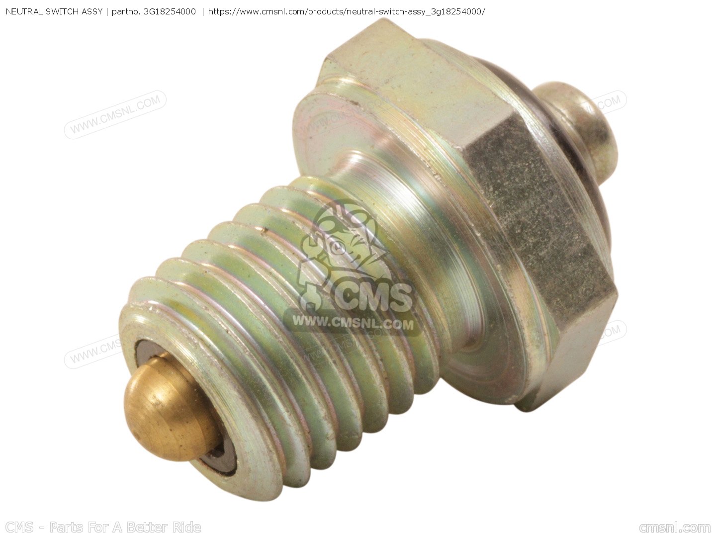 3G18254000: NEUTRAL SWITCH ASSY Yamaha - buy the 3G1-82540-00-00 at CMSNL