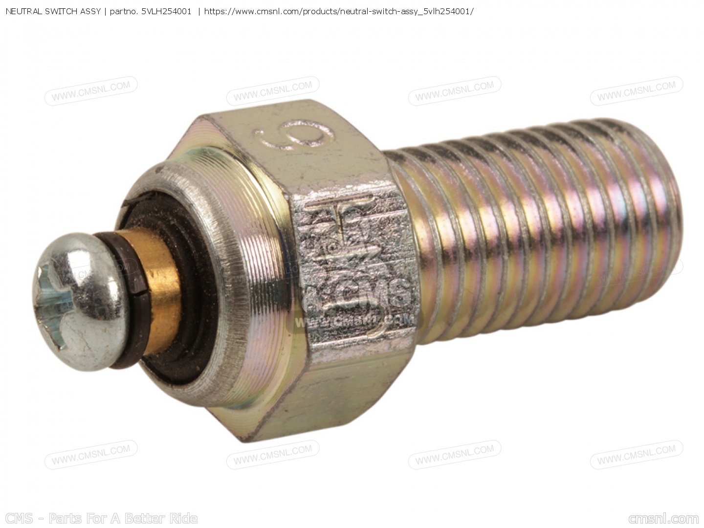5VLH254001: NEUTRAL SWITCH ASSY Yamaha - buy the 5VL-H2540-01-00 at CMSNL
