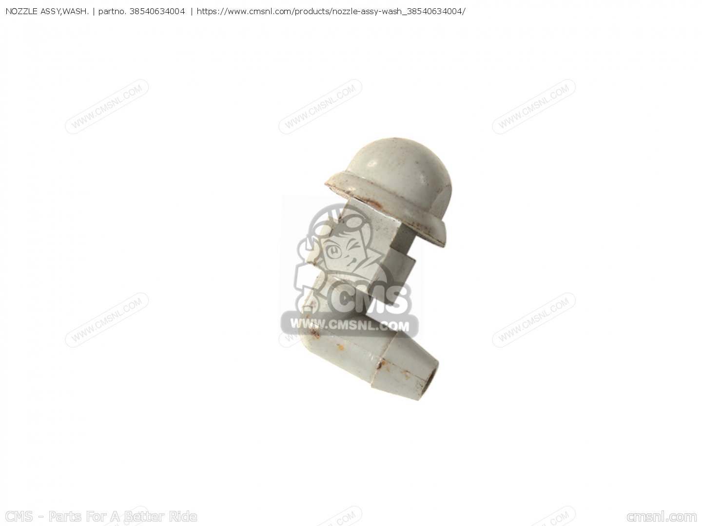 38540634004: NOZZLE ASSY,WASH. Honda - buy the 38540-634-004 at CMSNL