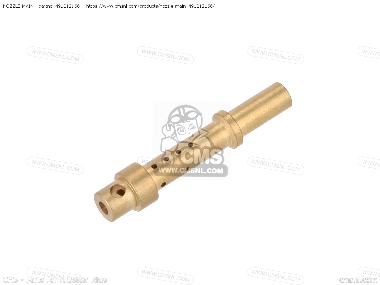 491212166: Nozzle-main Kawasaki - buy the 49121-2166 at CMSNL