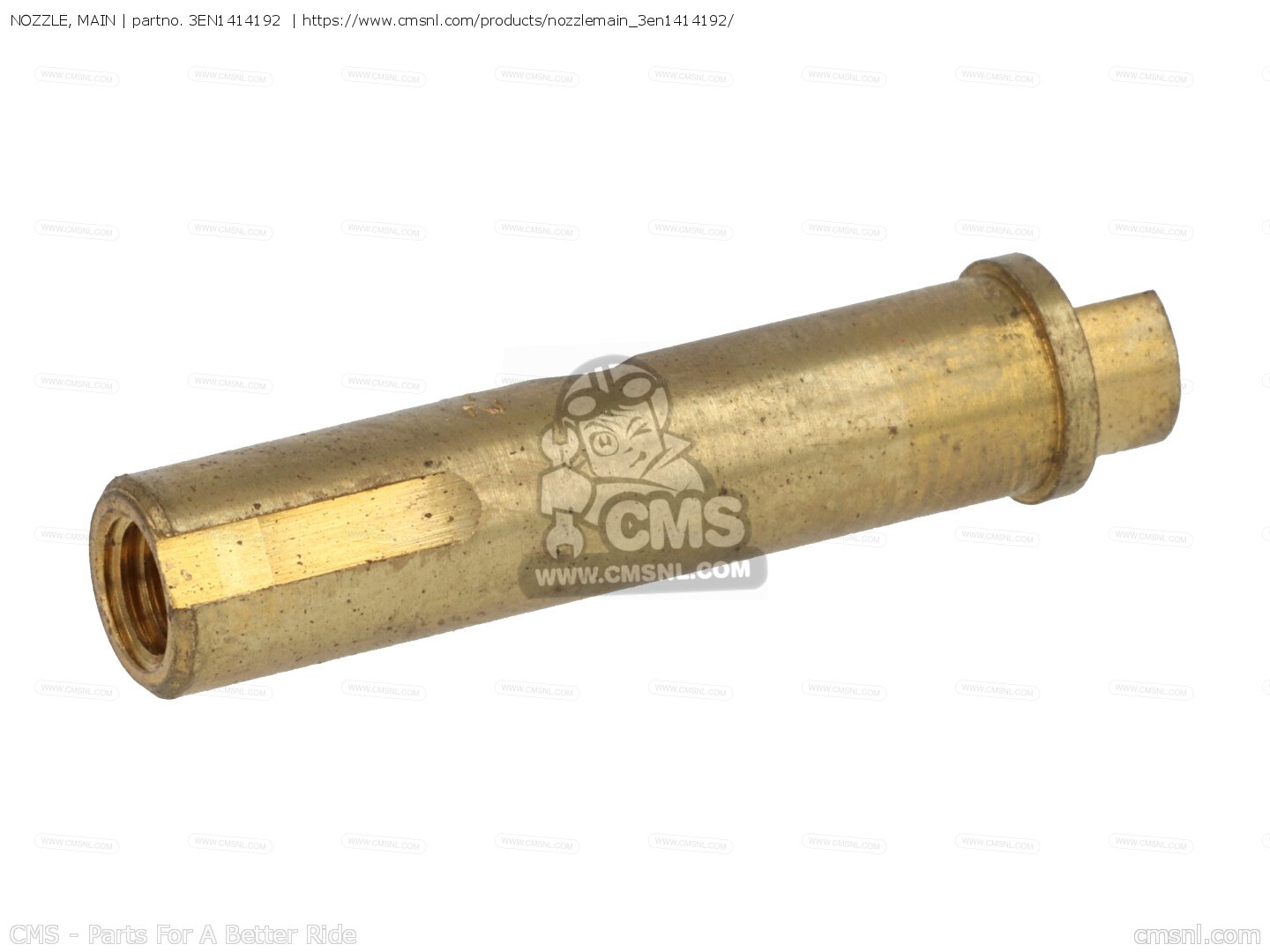 3EN1414192: Nozzle, Main Yamaha - buy the 3EN-14141-92-00 at CMSNL