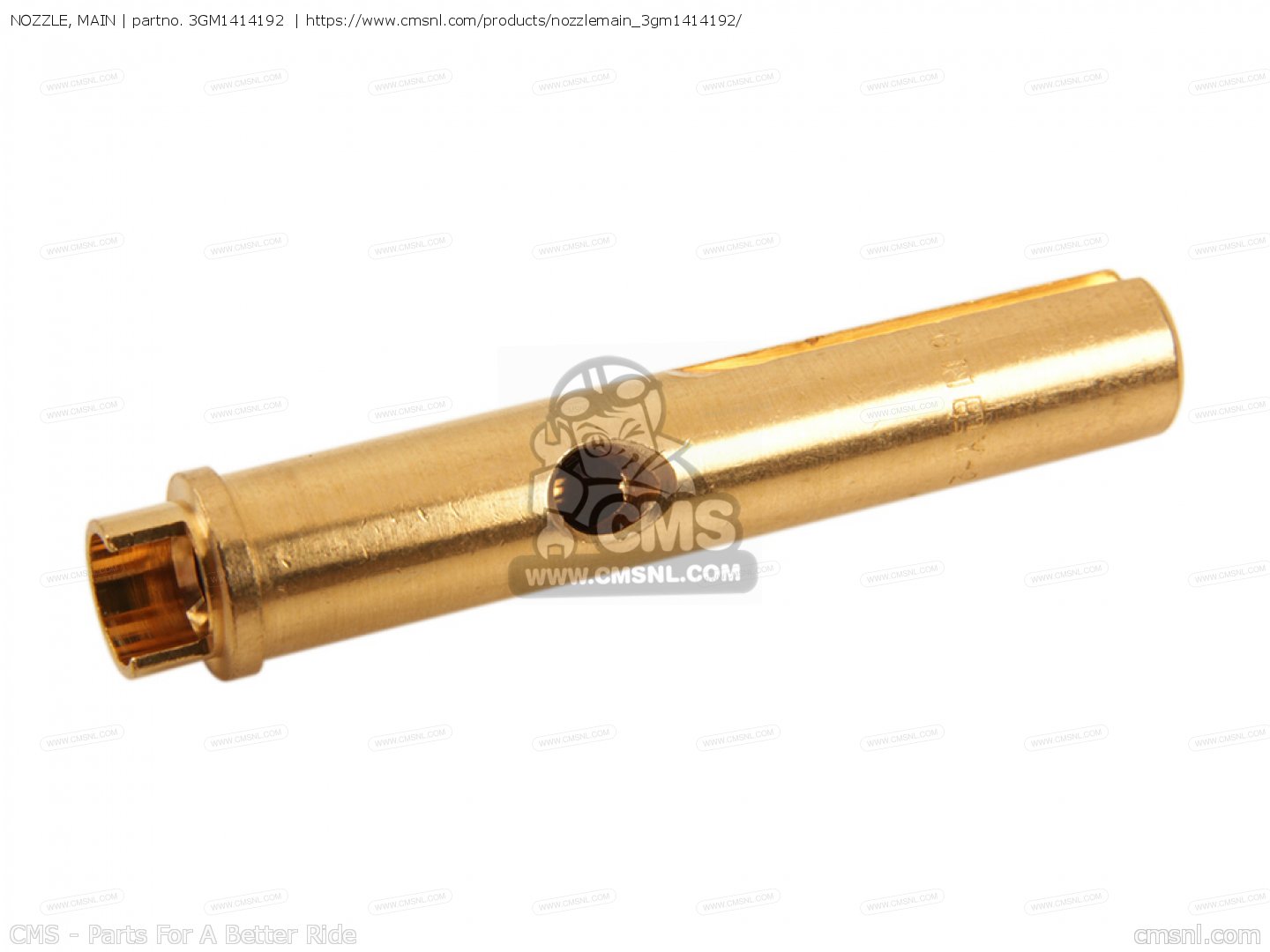 3GM1414192: Nozzle, Main Yamaha - buy the 3GM-14141-92 at CMSNL