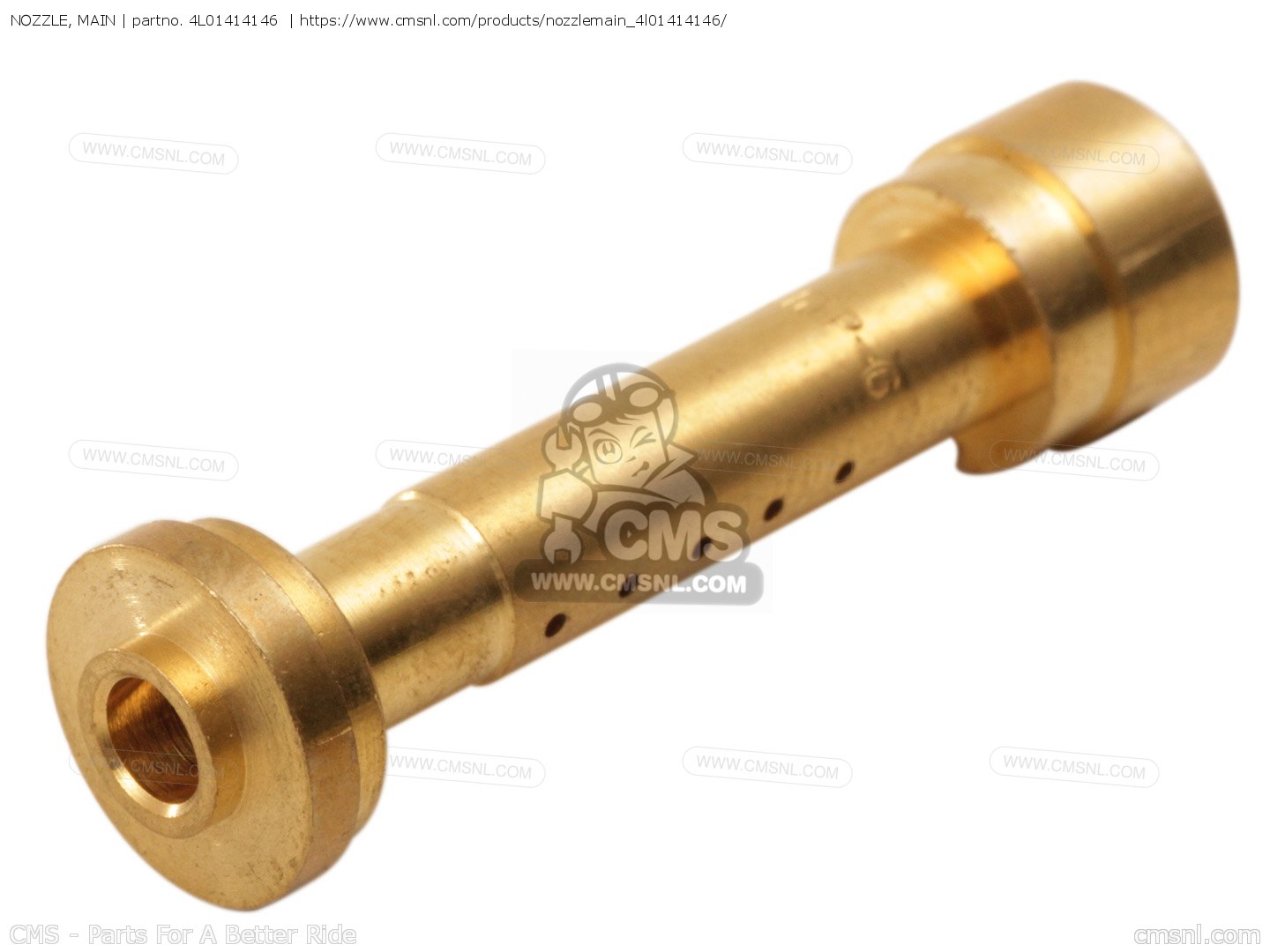 4L01414146: Nozzle, Main Yamaha - buy the 4L0-14141-46-00 at CMSNL
