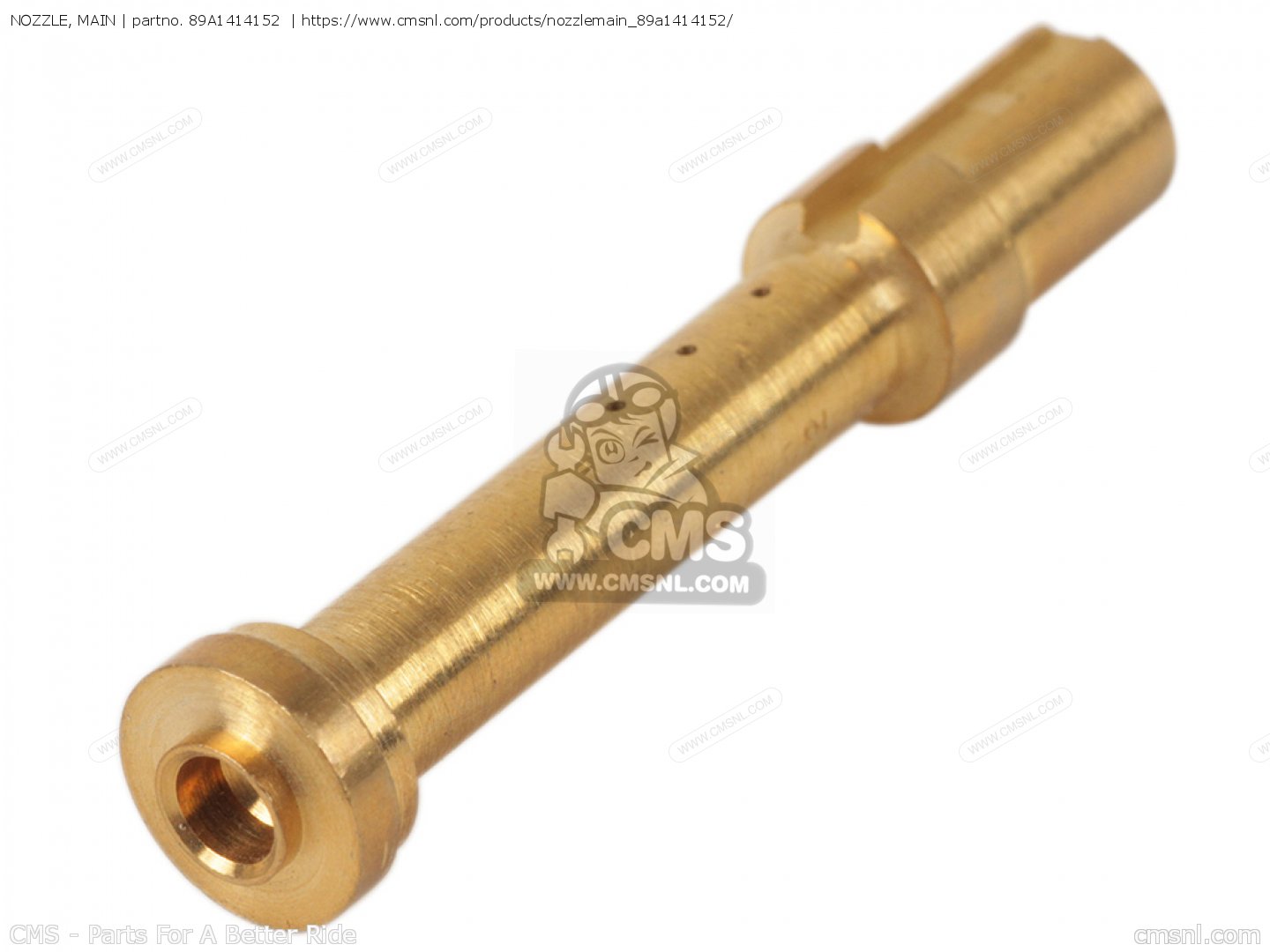 89A1414152: Nozzle, Main Yamaha - buy the 89A-14141-52 at CMSNL