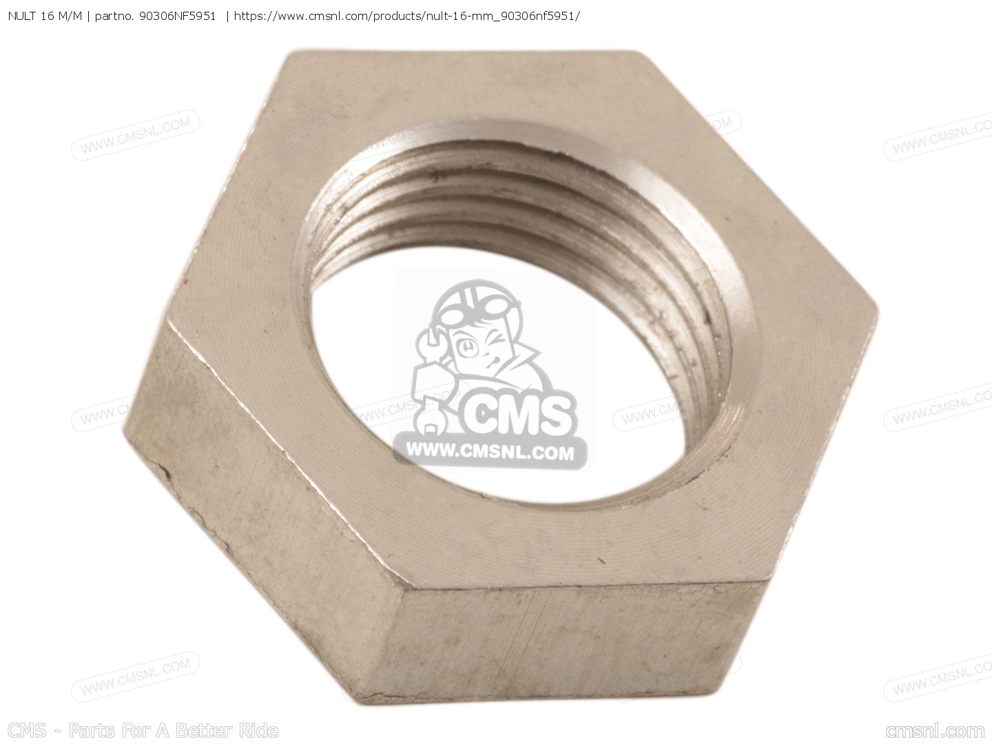 90306NF5951: Nult 16 M/m Honda - buy the 90306-NF5-951 at CMSNL