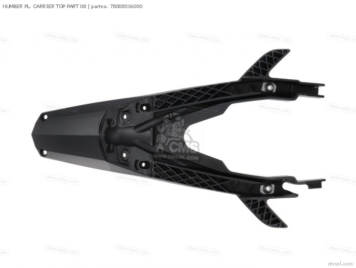 78008016000: NUMBER PL. CARRIER TOP PART 08 KTM - buy the 78008016000 ...