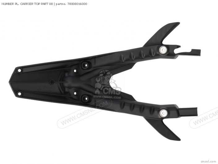78008016000: NUMBER PL. CARRIER TOP PART 08 KTM - buy the 78008016000 ...