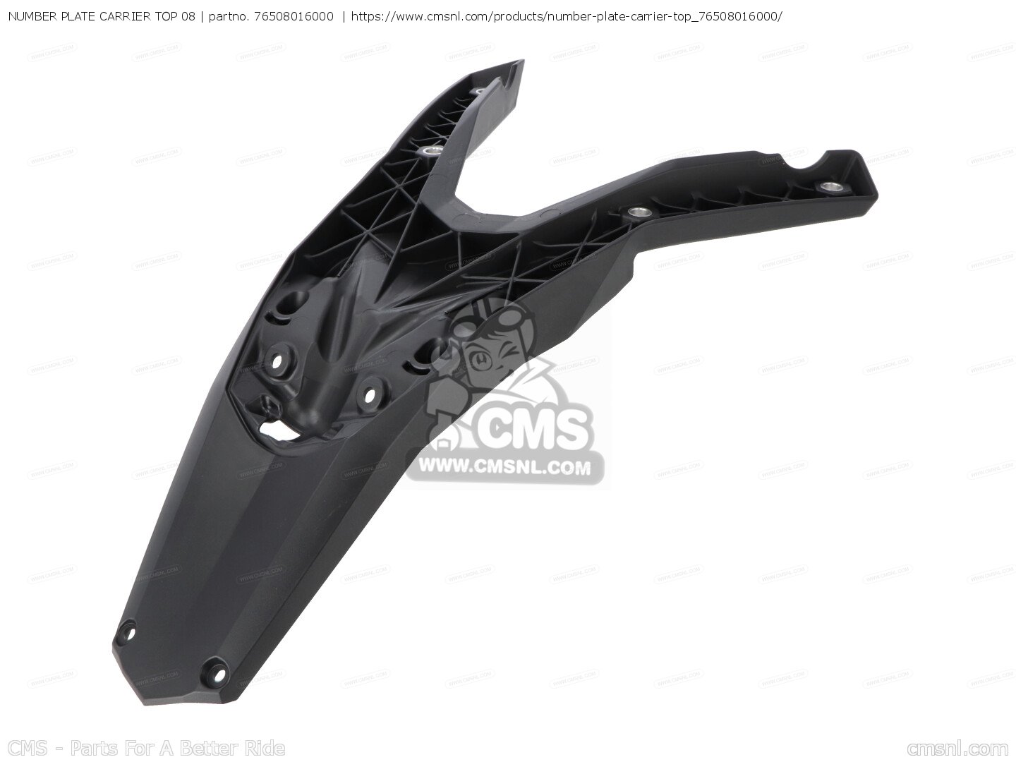 76508016000: NUMBER PLATE CARRIER TOP 08 KTM - buy the 76508016000 at CMSNL