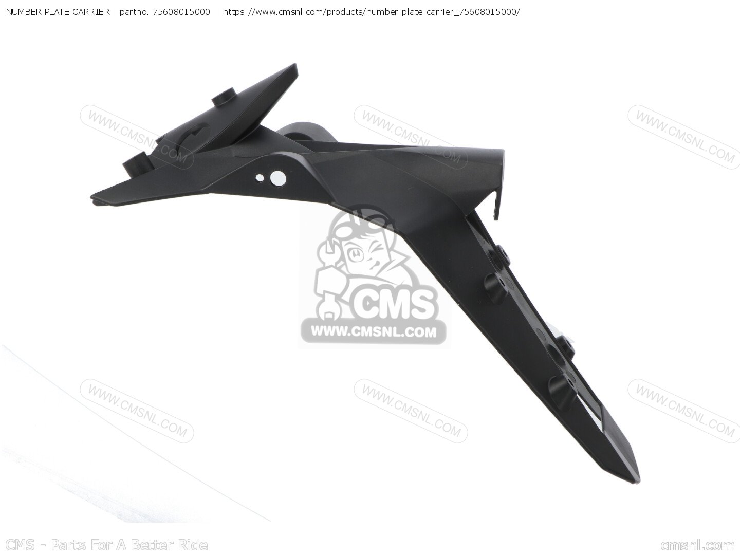 75608015000: NUMBER PLATE CARRIER KTM - buy the 75608015000 at CMSNL