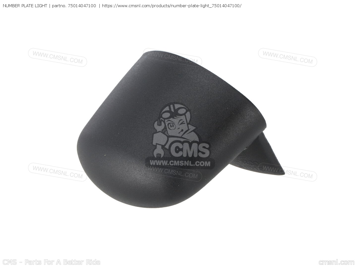 NUMBER PLATE LIGHT for KTM - order at CMSNL