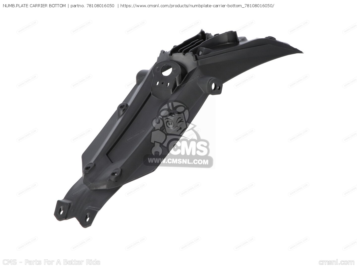 78108016050: NUMB.PLATE CARRIER BOTTOM KTM - buy the 78108016050 at CMSNL