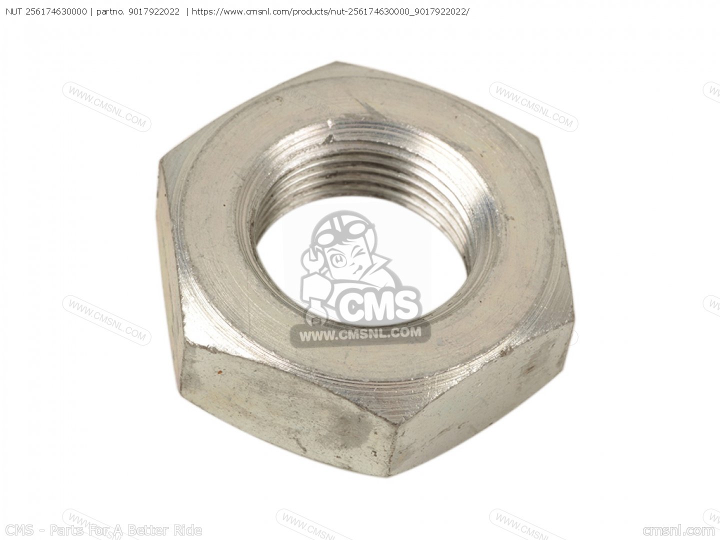 9017922022: NUT 256174630000 Yamaha - buy the 90179-22022-00 at CMSNL