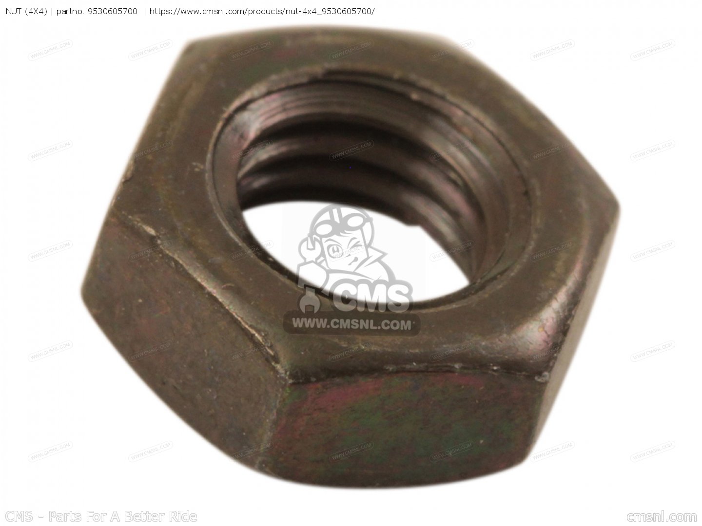 9530605700: NUT (4X4) Yamaha - buy the 95306-05700-00 at CMSNL