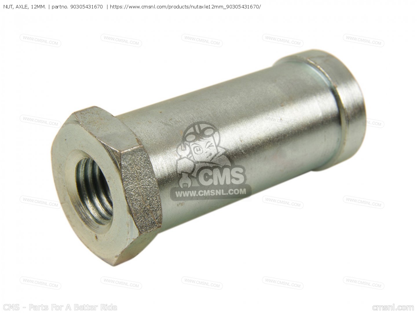 NUT, AXLE, 12MM. for Honda - order at CMSNL
