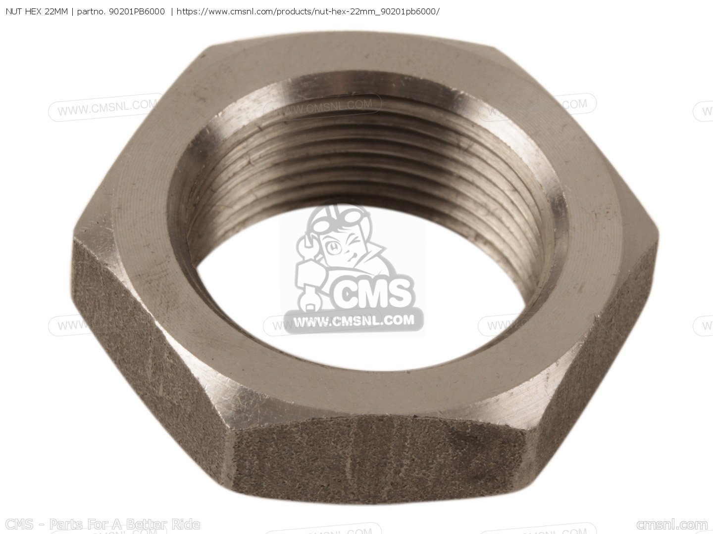 NUT HEX 22MM for ATC200E 1983 (D) BIG RED USA - order at CMSNL